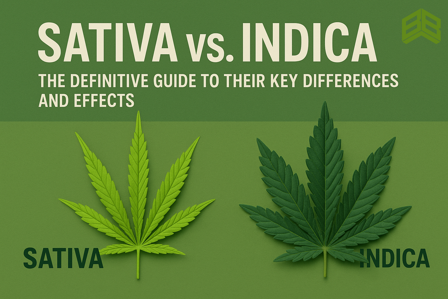 Sativa vs. Indica: The Definitive Guide to Their Key Differences and Effects | Bud Bar Cannabis ...